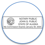 Offical Alaska Notary Seals & Stamps
