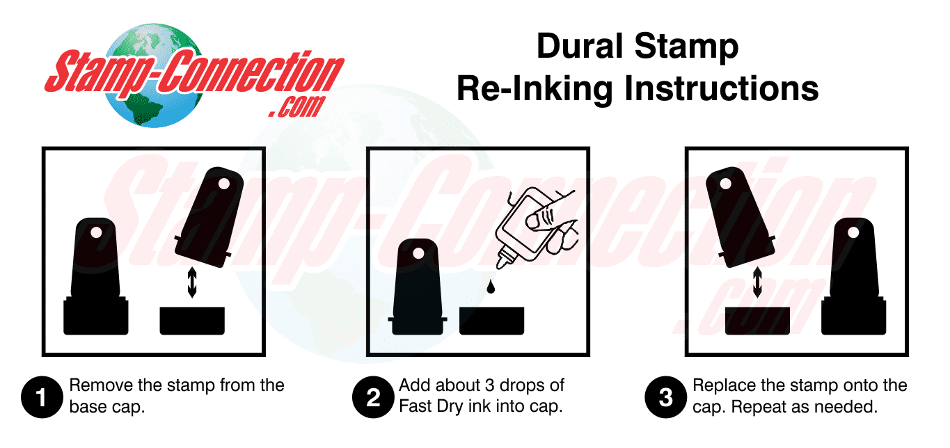 Dural #1 Metal Inspection Stamps | Stamp-Connection.com