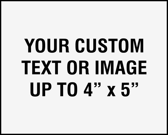 Custom 4" x 5" Wood Rocker Mount Stamps | Stamp-Connection.com