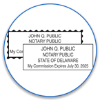 Delaware Notary Seals & Stamps | Stamp-Connection.com