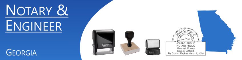 Georgia Notary & Professional Seals - Stamps