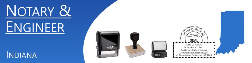 Indiana Notary & Professional Seals - Stamps