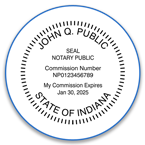 Indiana Notary Seals & Stamps | Stamp-Connection.com