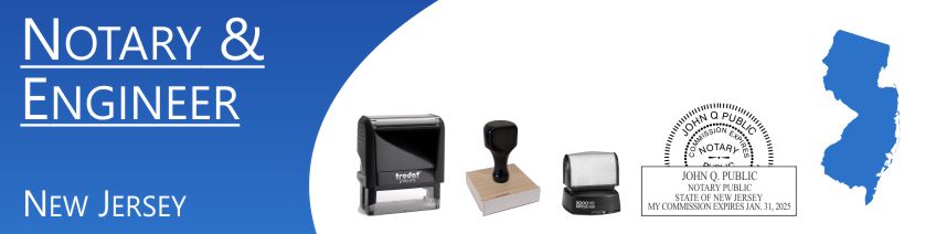 New Jersey Notary & Professional Seals - Stamps