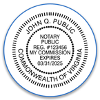 Virginia Notary Seals & Stamps | Stamp-Connection.com