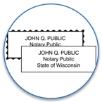 Wisconsin Notary Seals & Stamps | Stamp-Connection.com