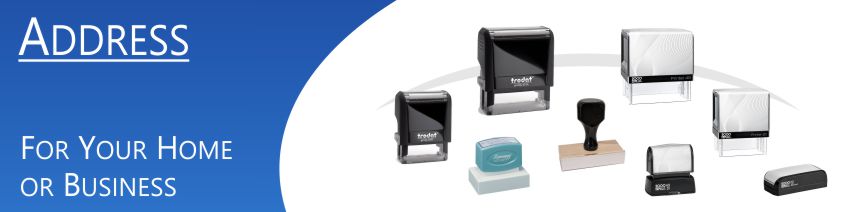 Custom Address Stamps Made and Shipped Daily
