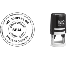 Corporate Seal Stamps Made Daily Online!