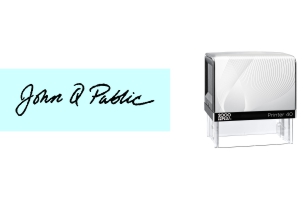 Custom Signature Rubber Stamps Made Daily Online