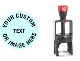 Custom 1-3/4" Round Stamps | Stamp-Connection.com