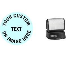 2000 Plus HD Round Pre-Inked Rubber Stamps