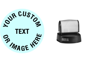 2000 Plus HD Round Pre-Inked Rubber Stamps