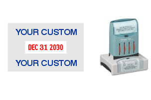 Plastic Rectangle Custom Date Stamps | Stamp-Connection.com